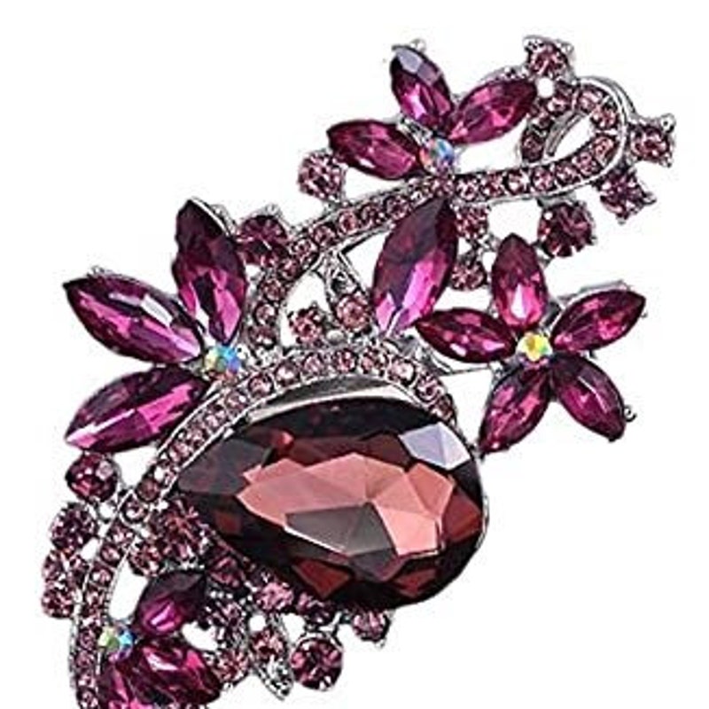 Purple Brooch - Etsy