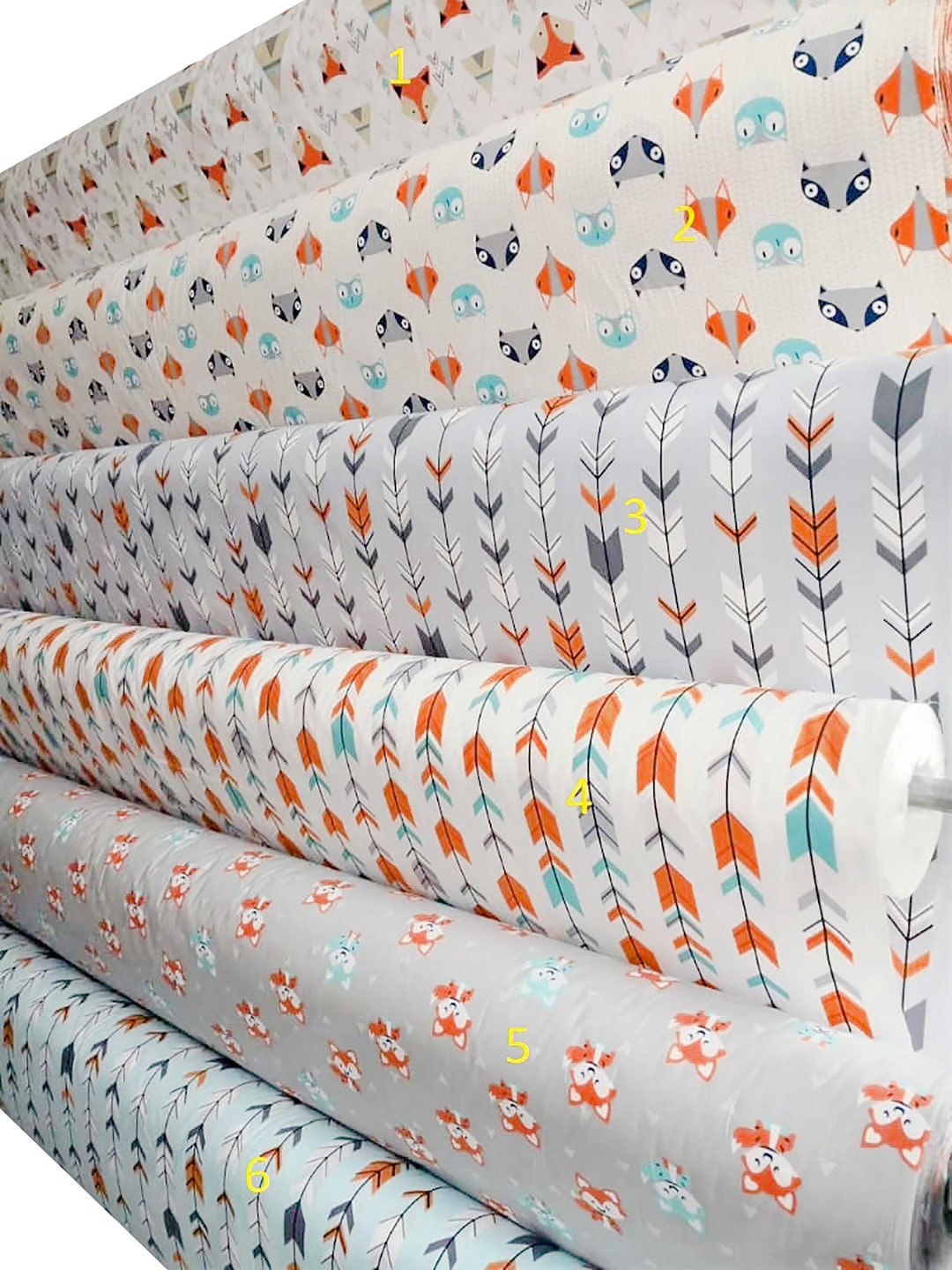 Cotton Print Fabric Different Patterns and Colors per Yard - Etsy