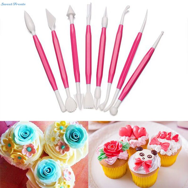 Cake Fondant Decorating Kit - Etsy UK