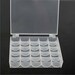 Empty Bobbins Case Organizer Sewing Machine Bobbin Storage Clear Box ...