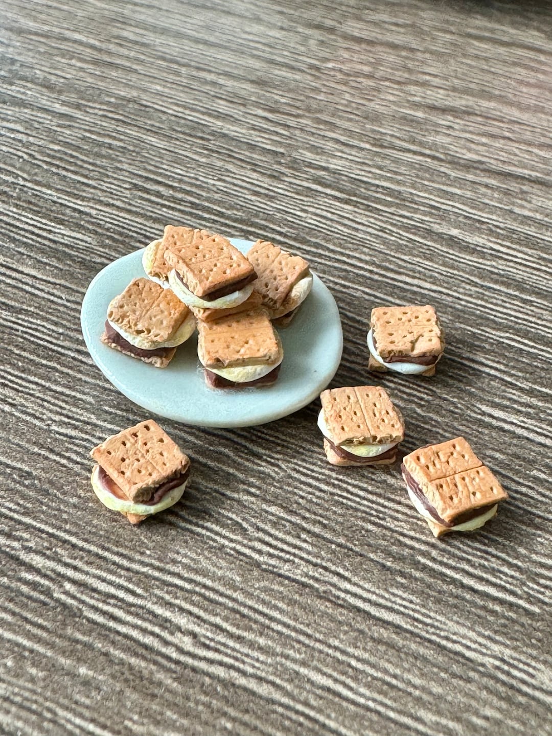 S'more Dollhouse Miniature, Summer Dessert, Smore Mini Treat, Campfire ...