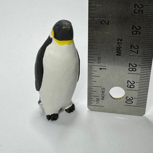 Emperor Penguin Figure, Miniature Penguin Sculpture, Handmade Clay ...