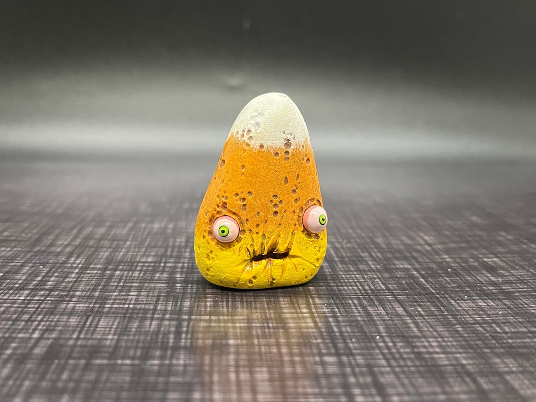 Zombie Candy Corn Mini Figurine - Etsy