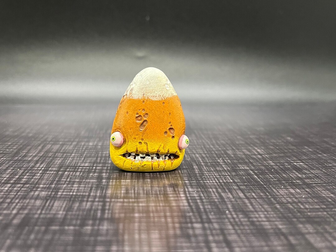 Zombie Candy Corn Mini Figurine - Etsy