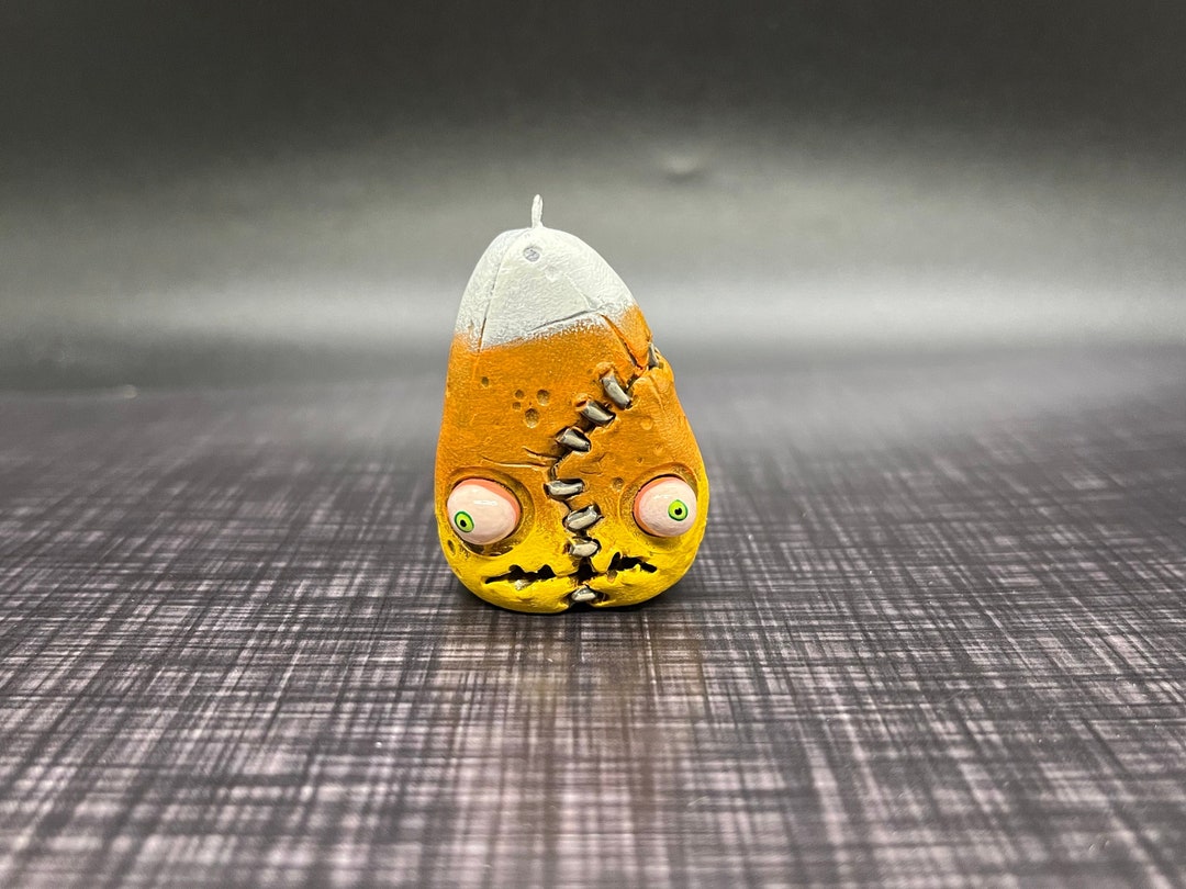 Zombie Candy Corn Mini Figurine - Etsy