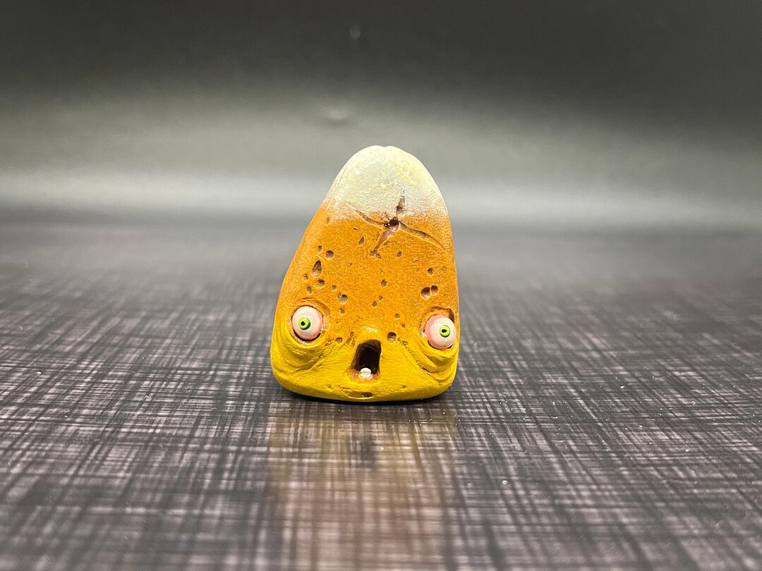 Zombie Candy Corn Mini Figurine - Etsy