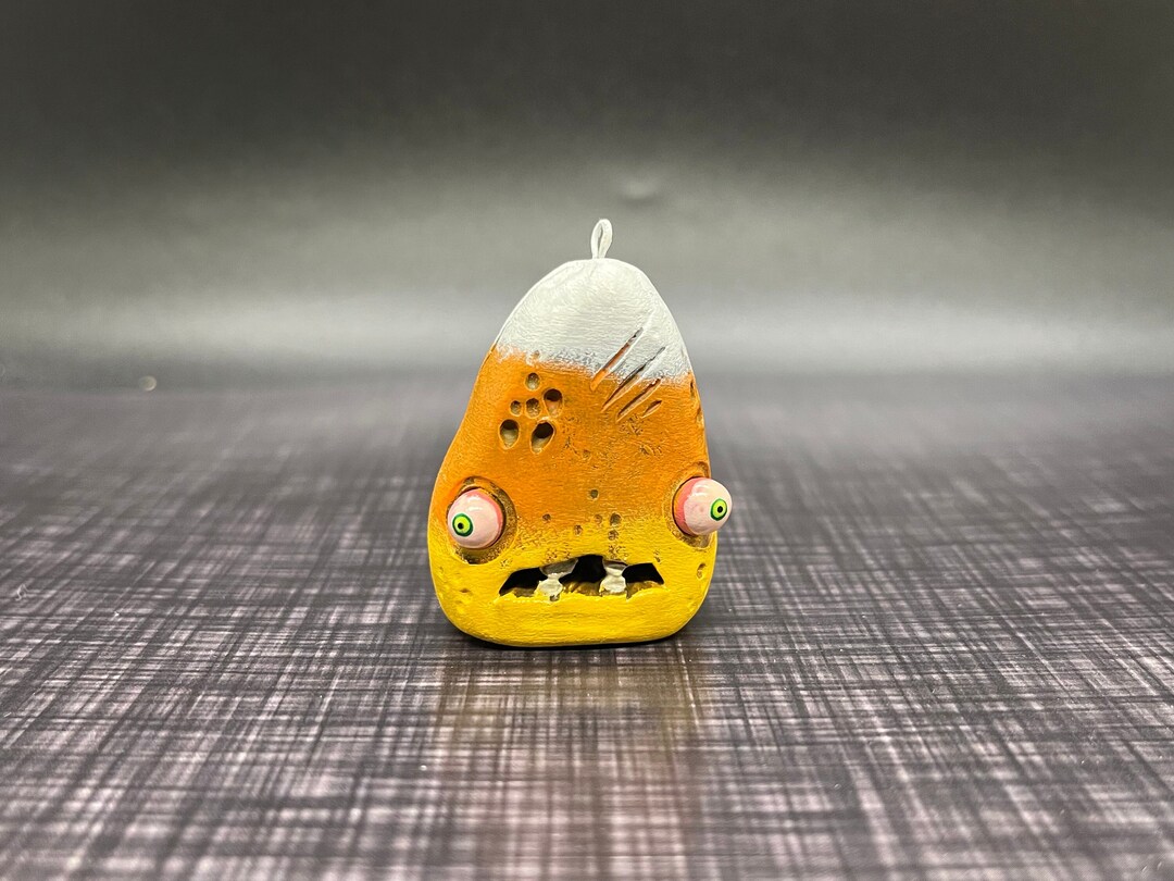 Zombie Candy Corn Mini Figurine - Etsy