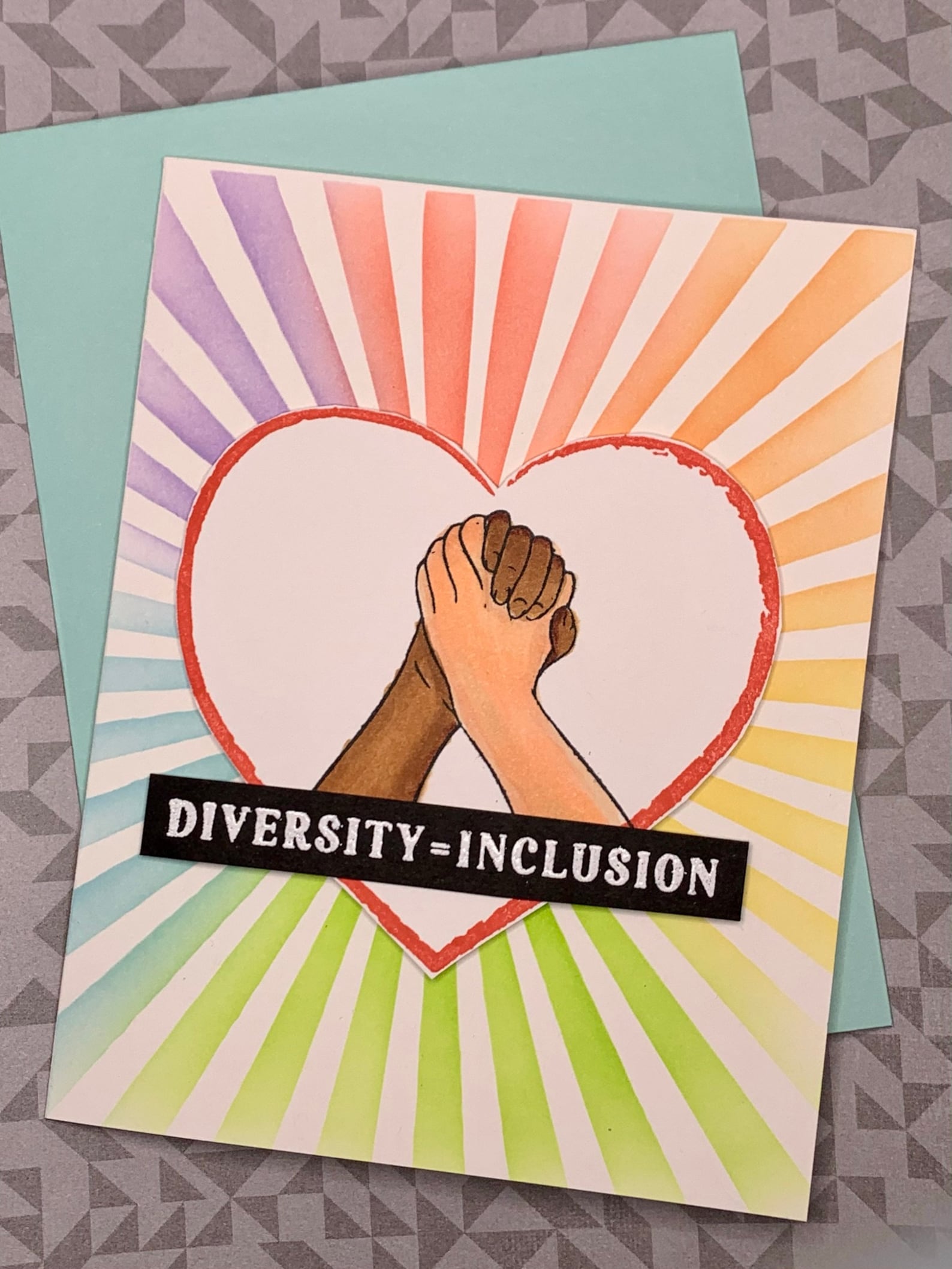 Rainbow Diversity and Inclusion Cards - Etsy