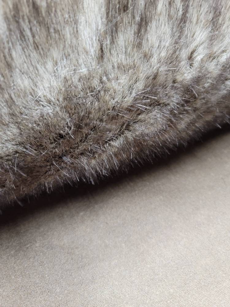 Luxurious Faux Fur Material in Subtle Brownish Gray - Half Yard or by ...