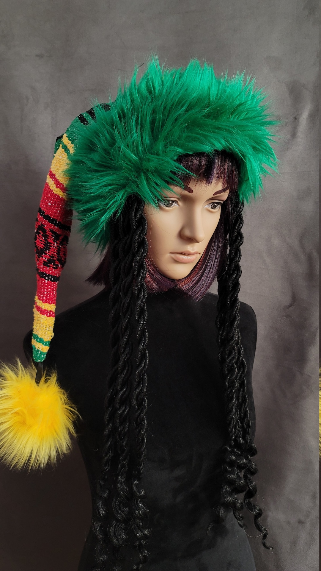 Reggae, Rasta Santa Hat With or Without Dreadlocks - Etsy