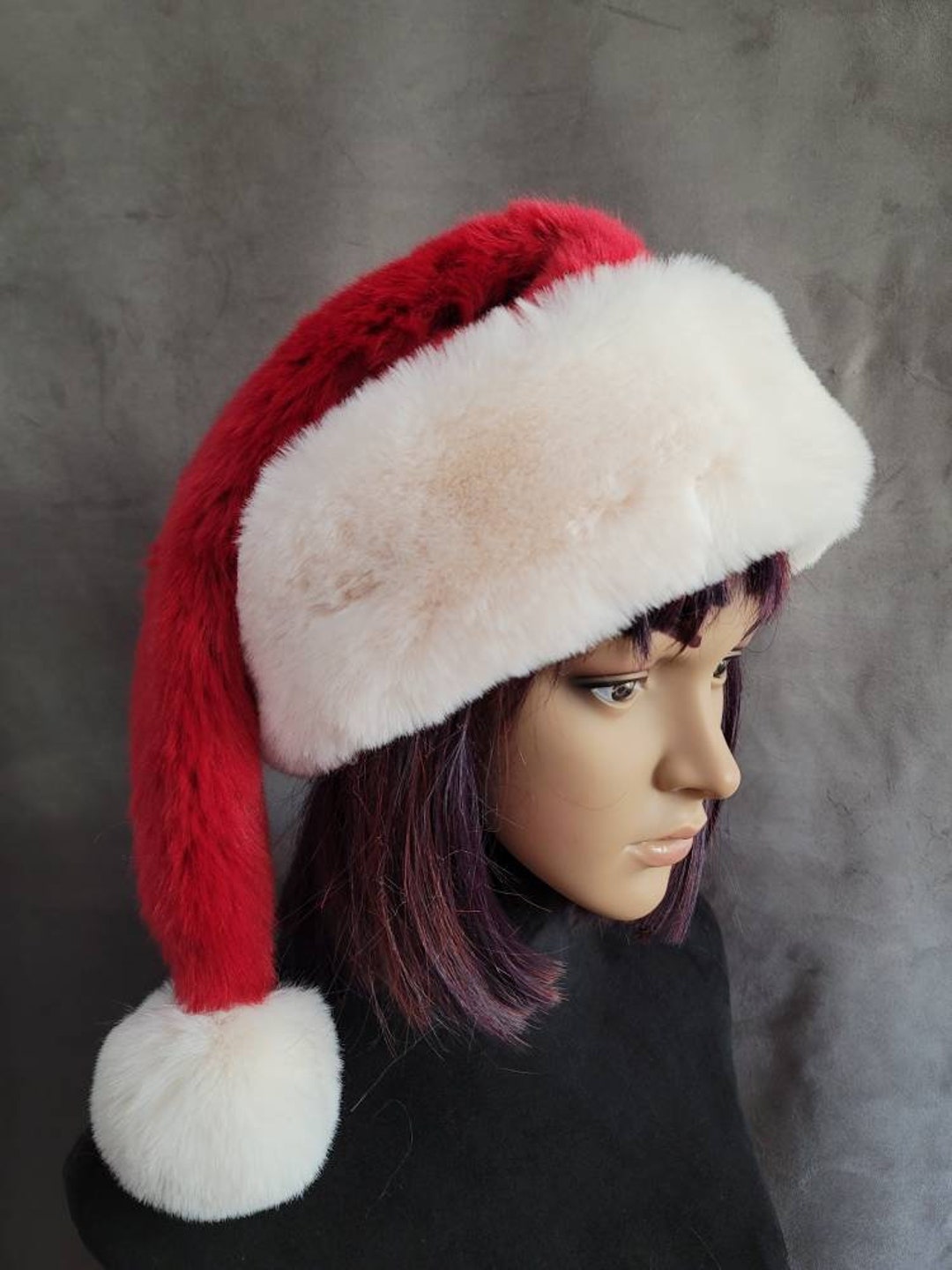 Cranberry and Vanilla Santa Hat - Etsy