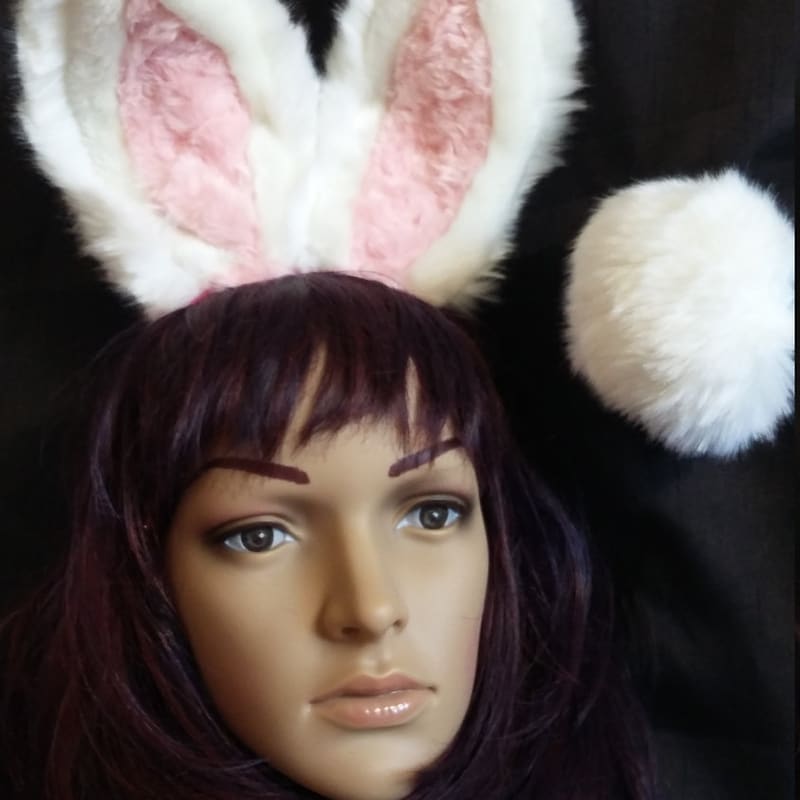 White Bunny Ears - Etsy