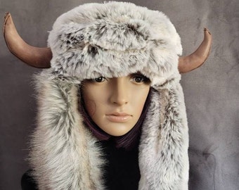 Coyote Trapper Hat With Ear Flaps - Etsy