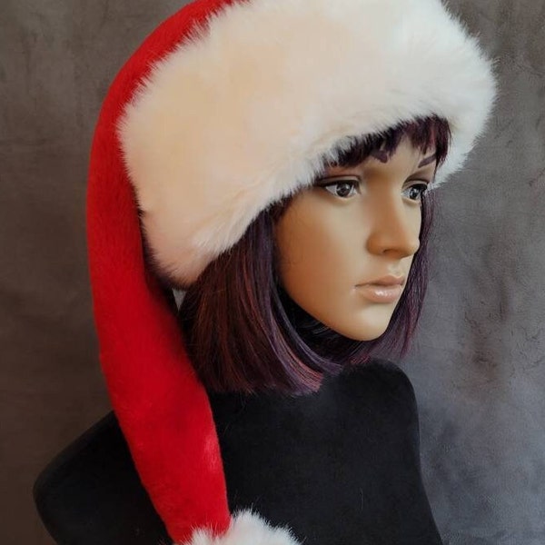 Knitted Santa Hat - Etsy