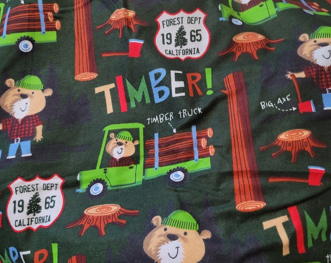 Lumberjack Fabric Lumberjack Mountain by Jannasalak Red Black Woodland ...