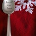 Santa's Hot Cocoa-repurposed Vintage Hand Stamped Teaspoon - Etsy