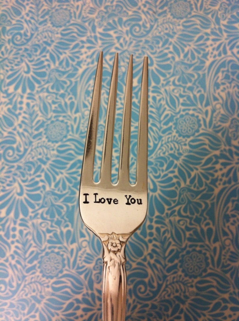 I Love You/i Know Personalized Wedding Forks-custom Vintage | Etsy