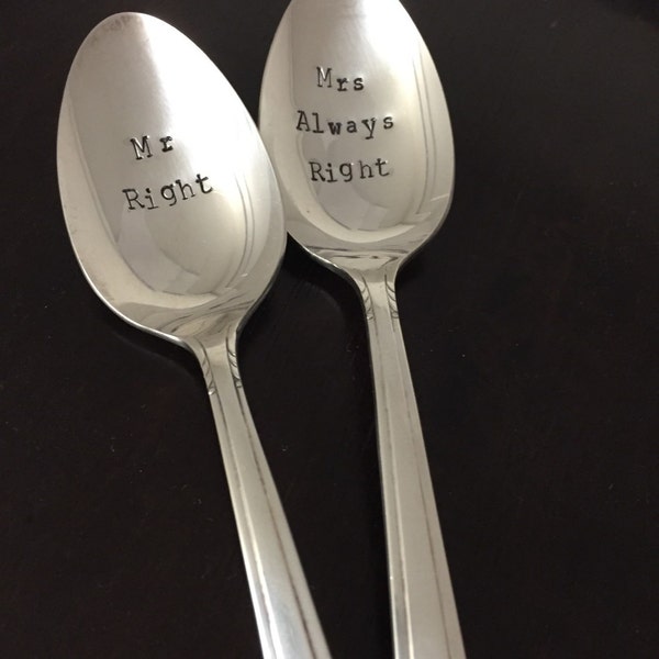 Mr Mrs Spoons - Etsy
