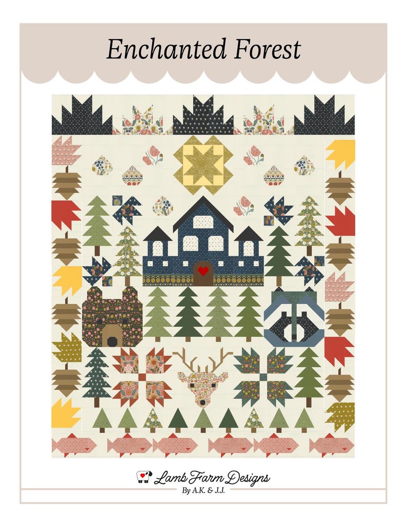 PDF Enchanted Forest Quilt Pattern - Etsy