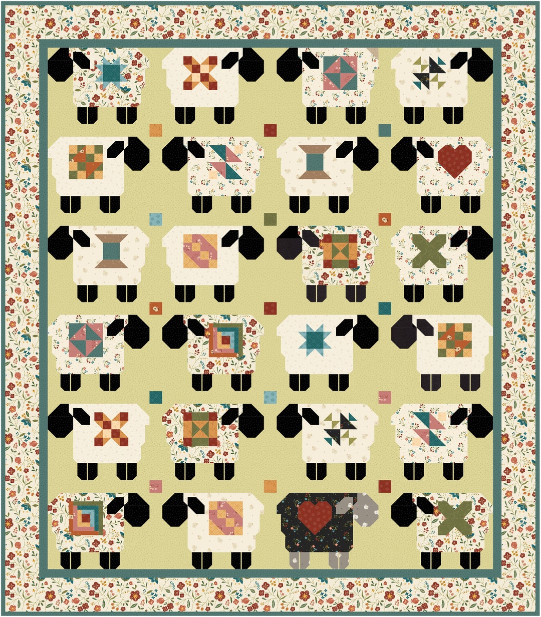 PDF Down the Lane Lamb Quilt Pattern - Etsy