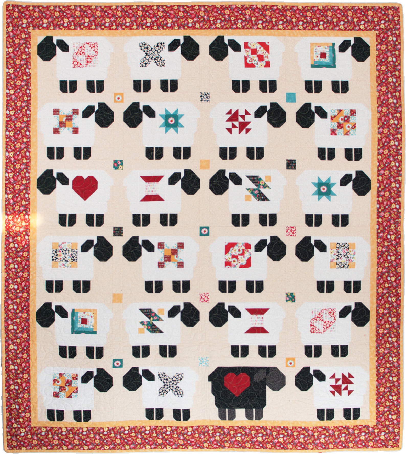 PDF Down the Lane Lamb Quilt Pattern - Etsy