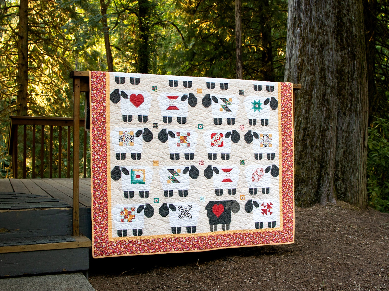 PDF Down the Lane Lamb Quilt Pattern - Etsy