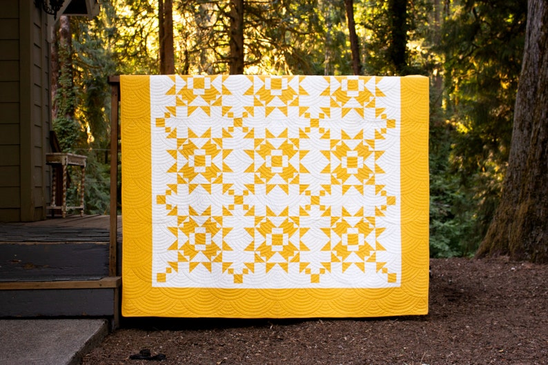 PDF Sunny Days Large Star Quilt Pattern - Etsy