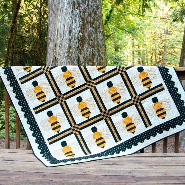 Bumble Bee Quilt Pattern - Etsy