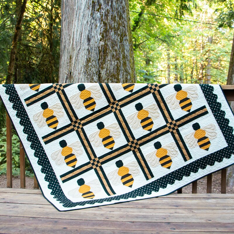Bumble Bee Quilt Pattern - Etsy
