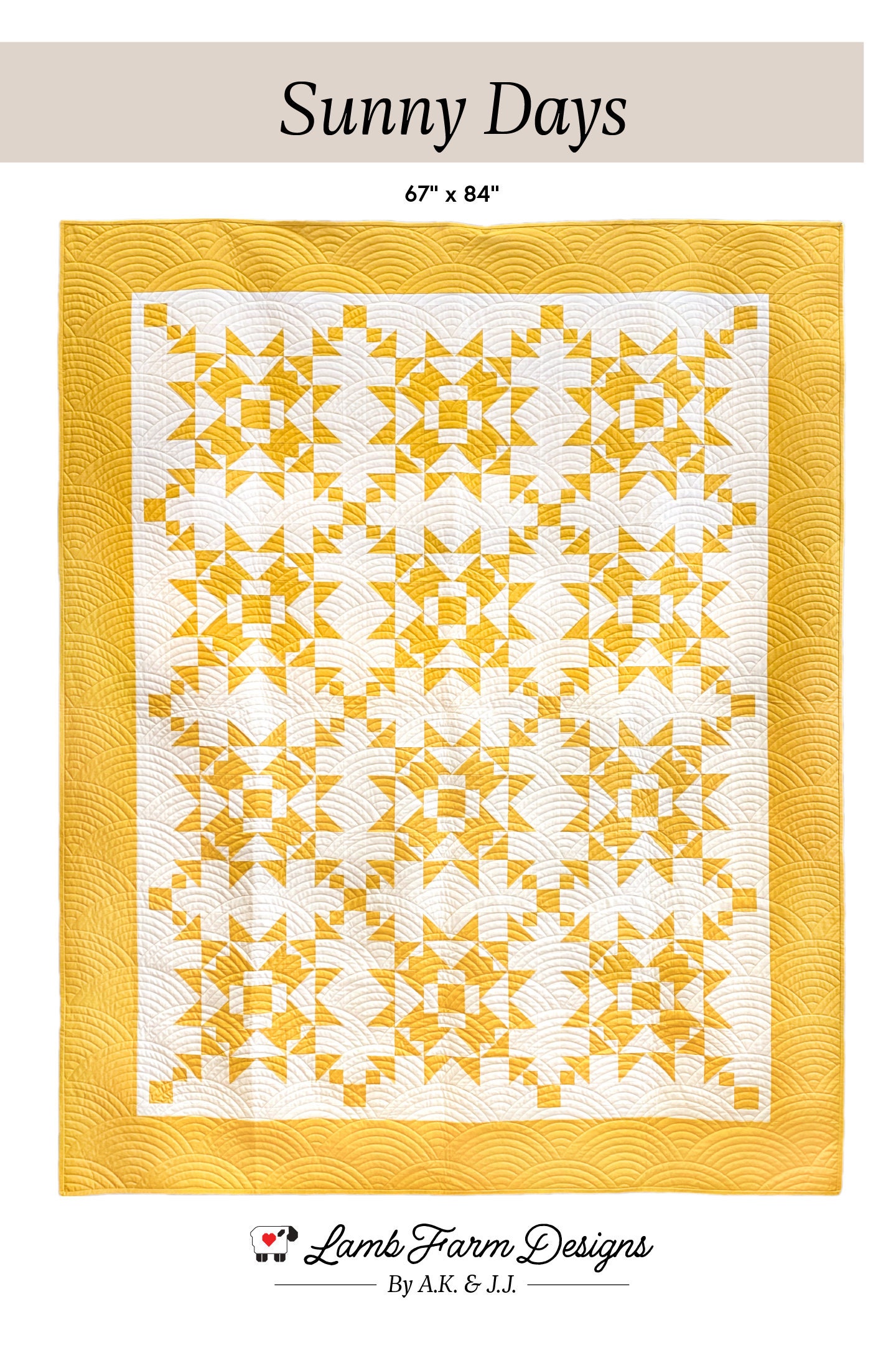 PDF Sunny Days Large Star Quilt Pattern - Etsy