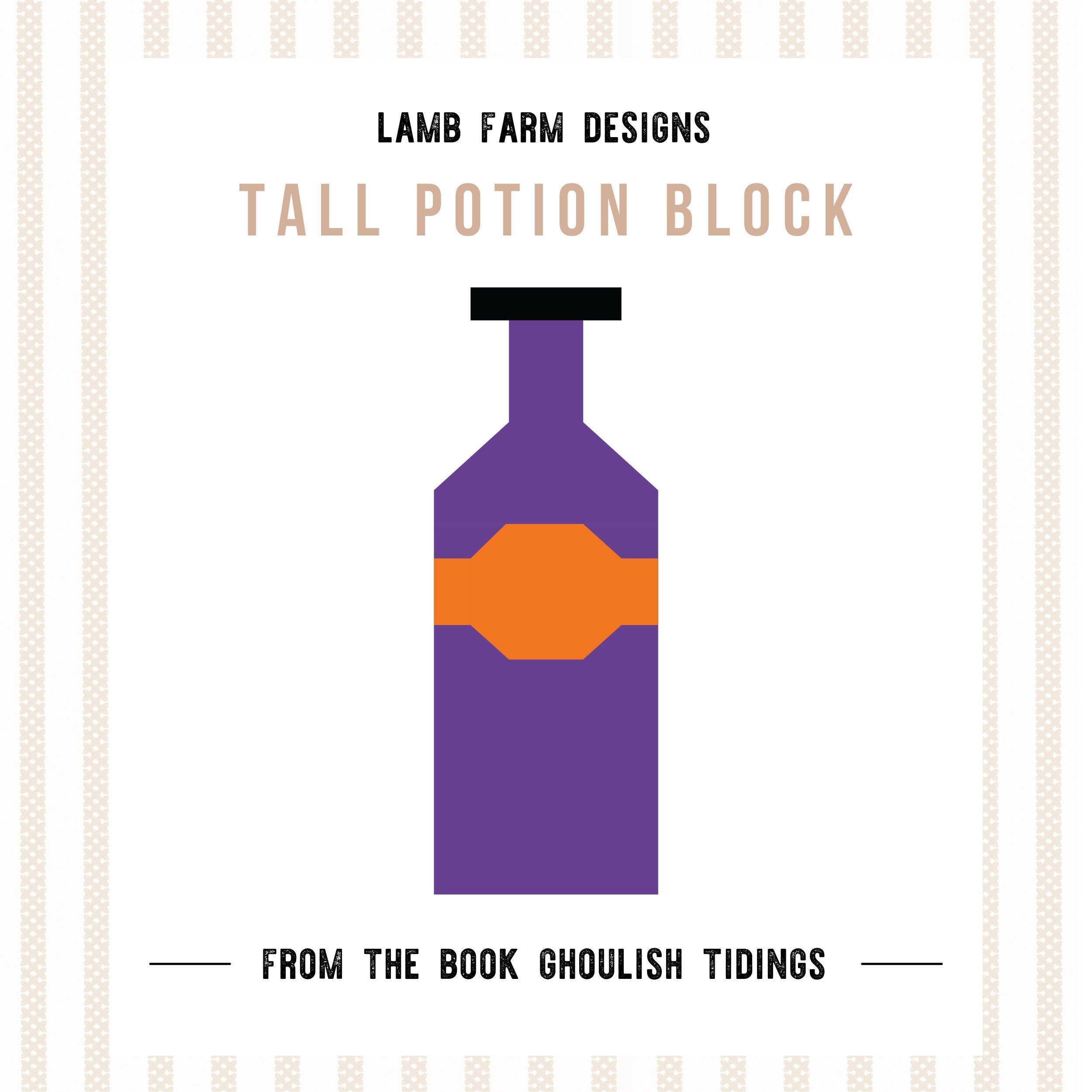 PDF Tall Potion Bottle Quilt Block Pattern - Etsy