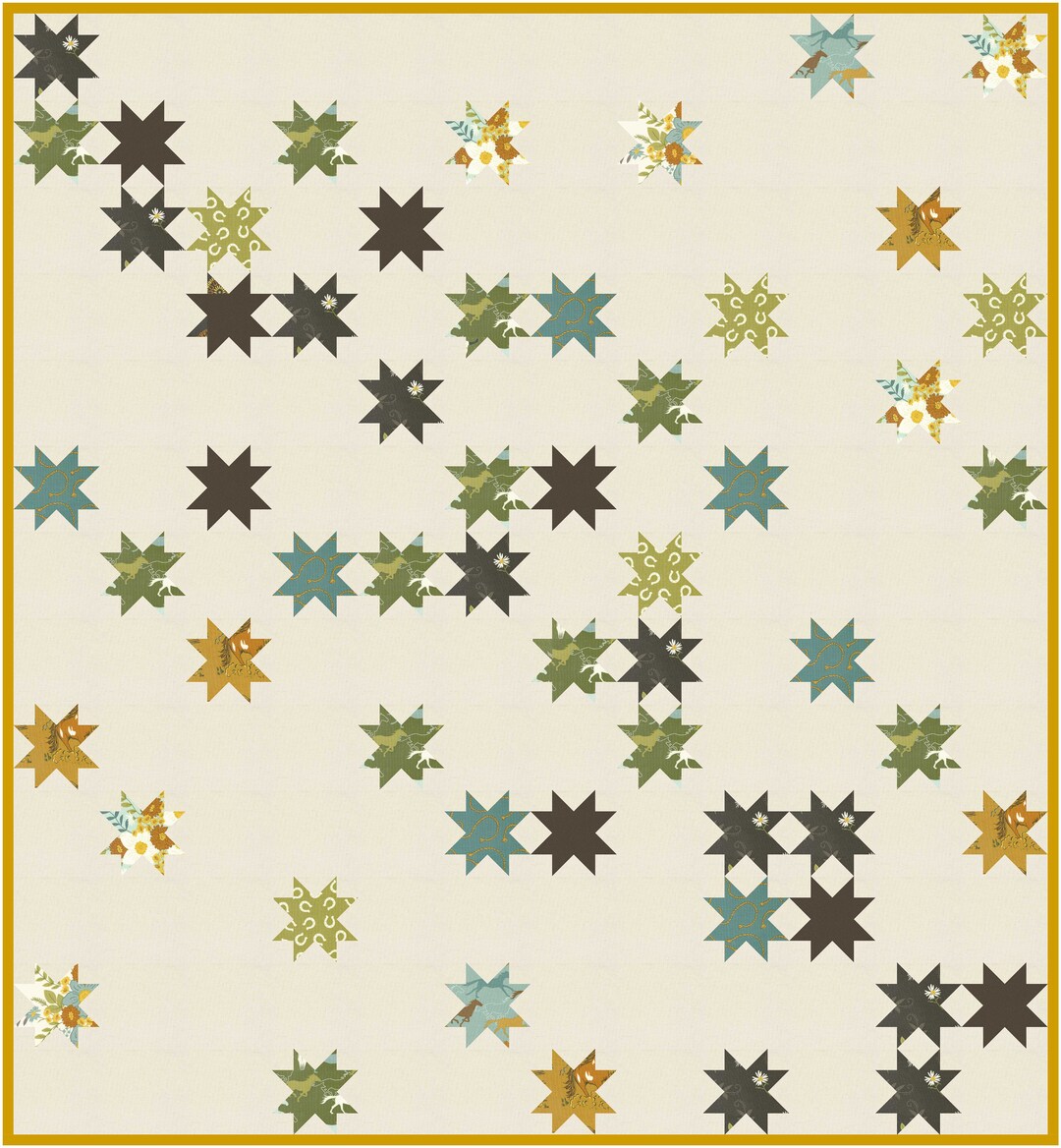 PDF Twinkle Quilt Pattern Star Quilt Instructions Multiple - Etsy