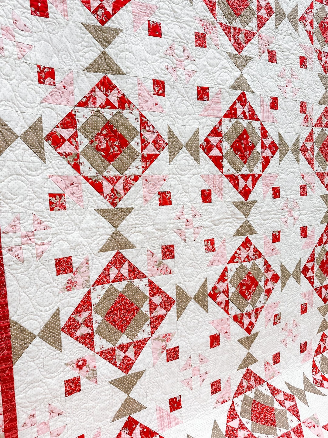 PDF Strawberries & Cream Quilt Pattern - Etsy