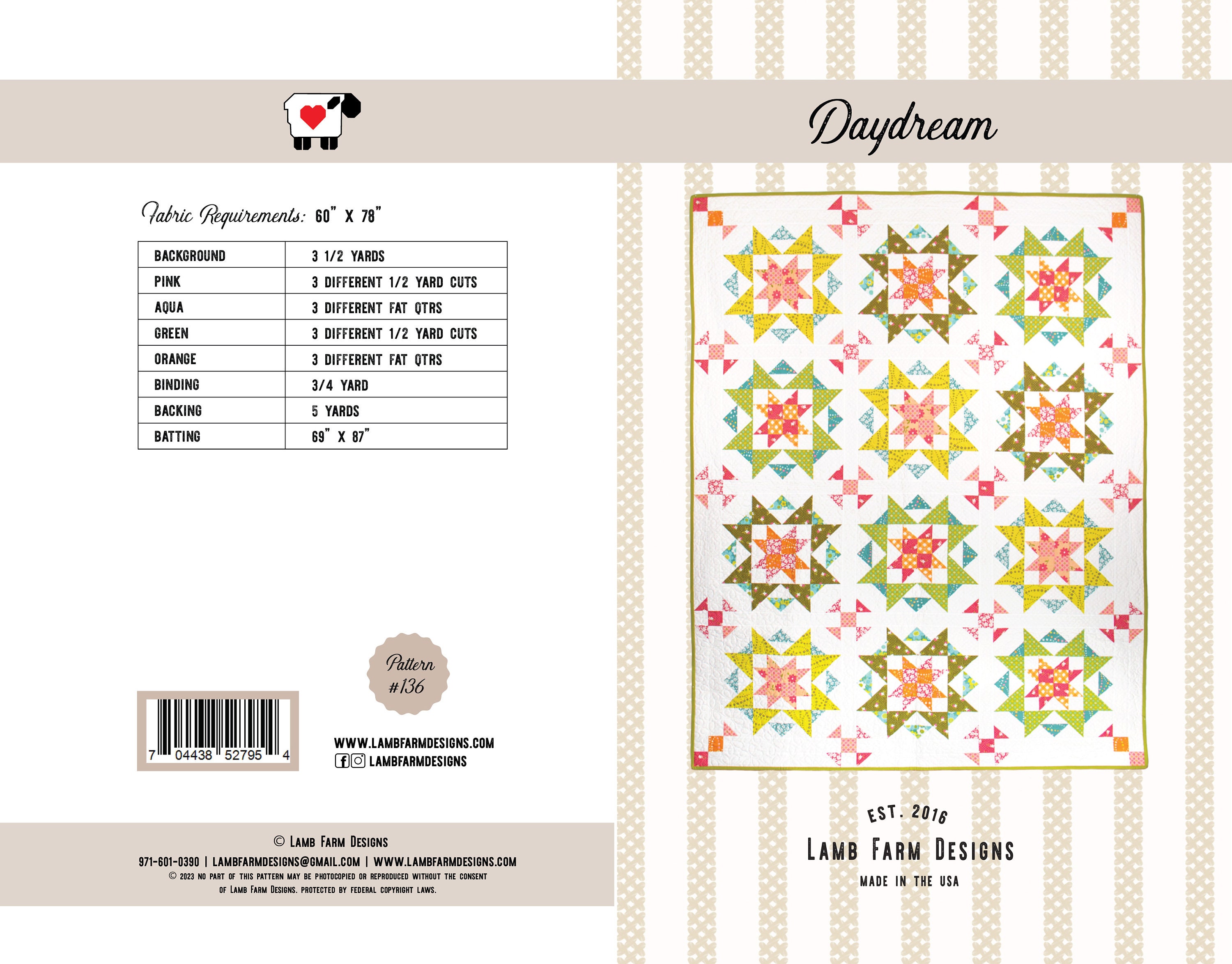 PDF Daydream Quilt Pattern - Etsy