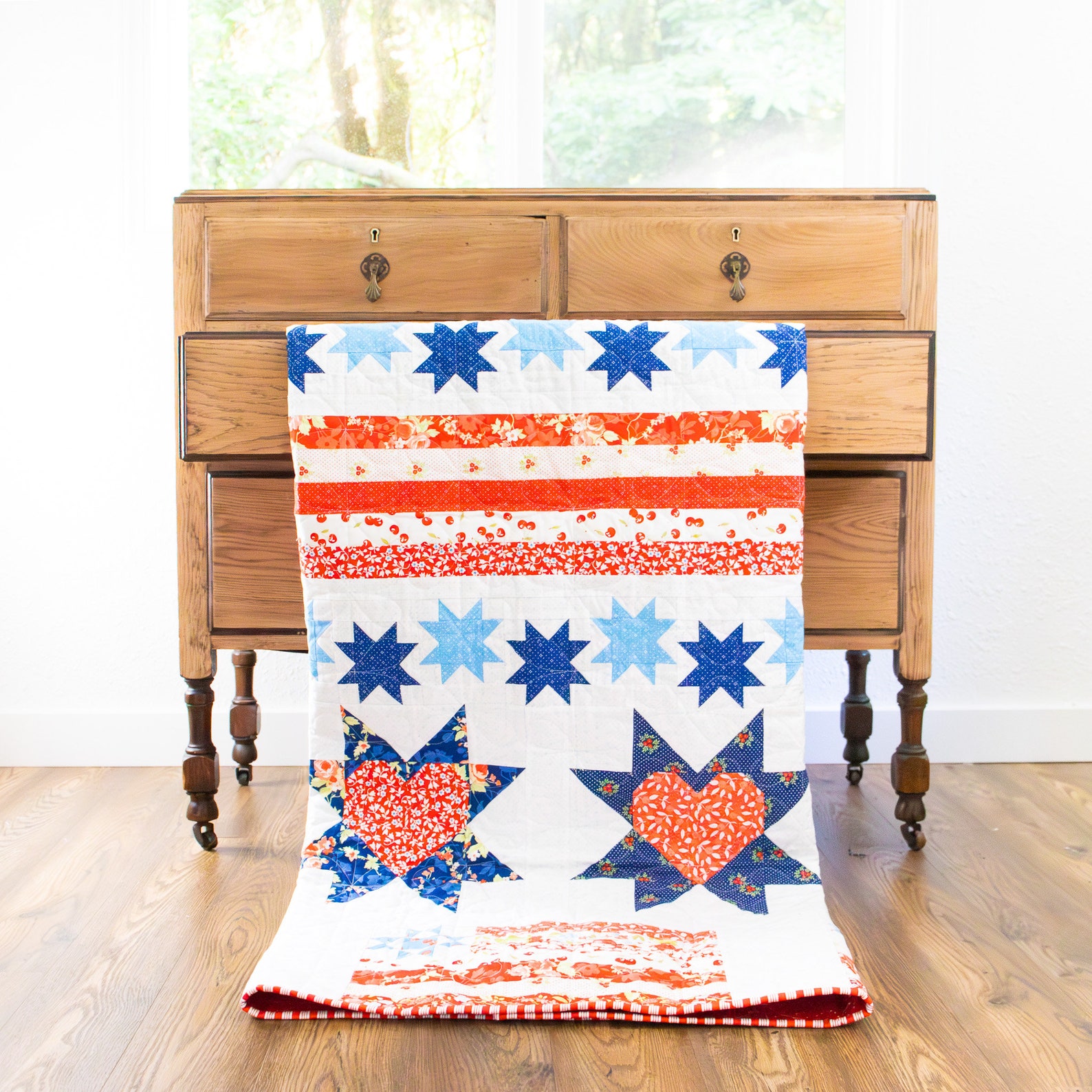 PDF Love, American Style Patriotic Quilt Pattern - Etsy