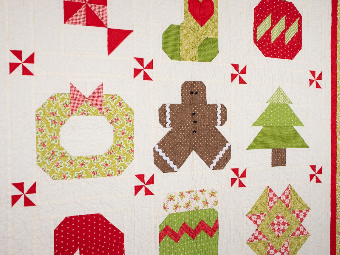 PDF Holiday Wishes Quilt Pattern Holiday Sampler Blocks - Etsy
