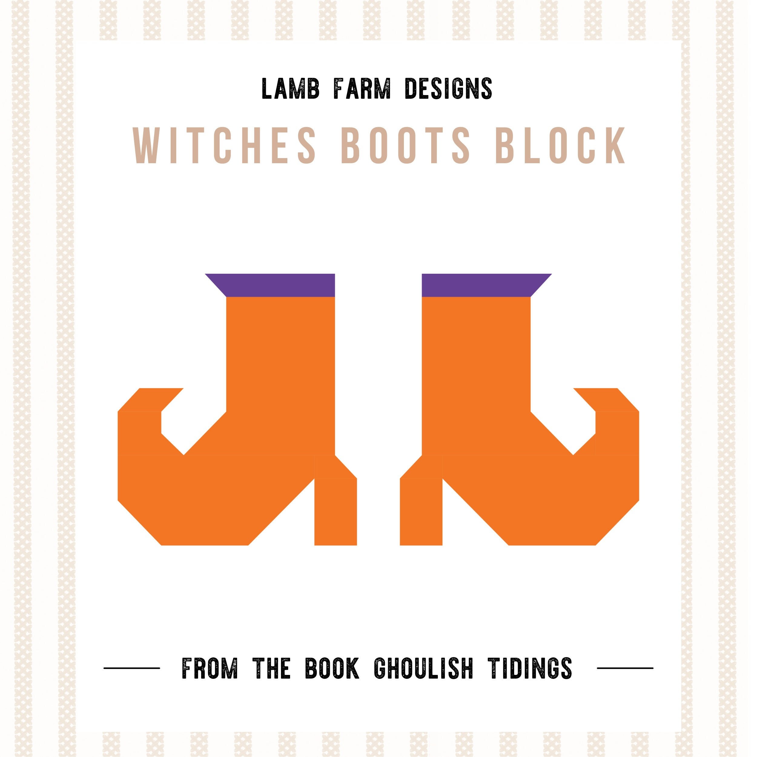 PDF Witches Boots Quilt Block Pattern - Etsy