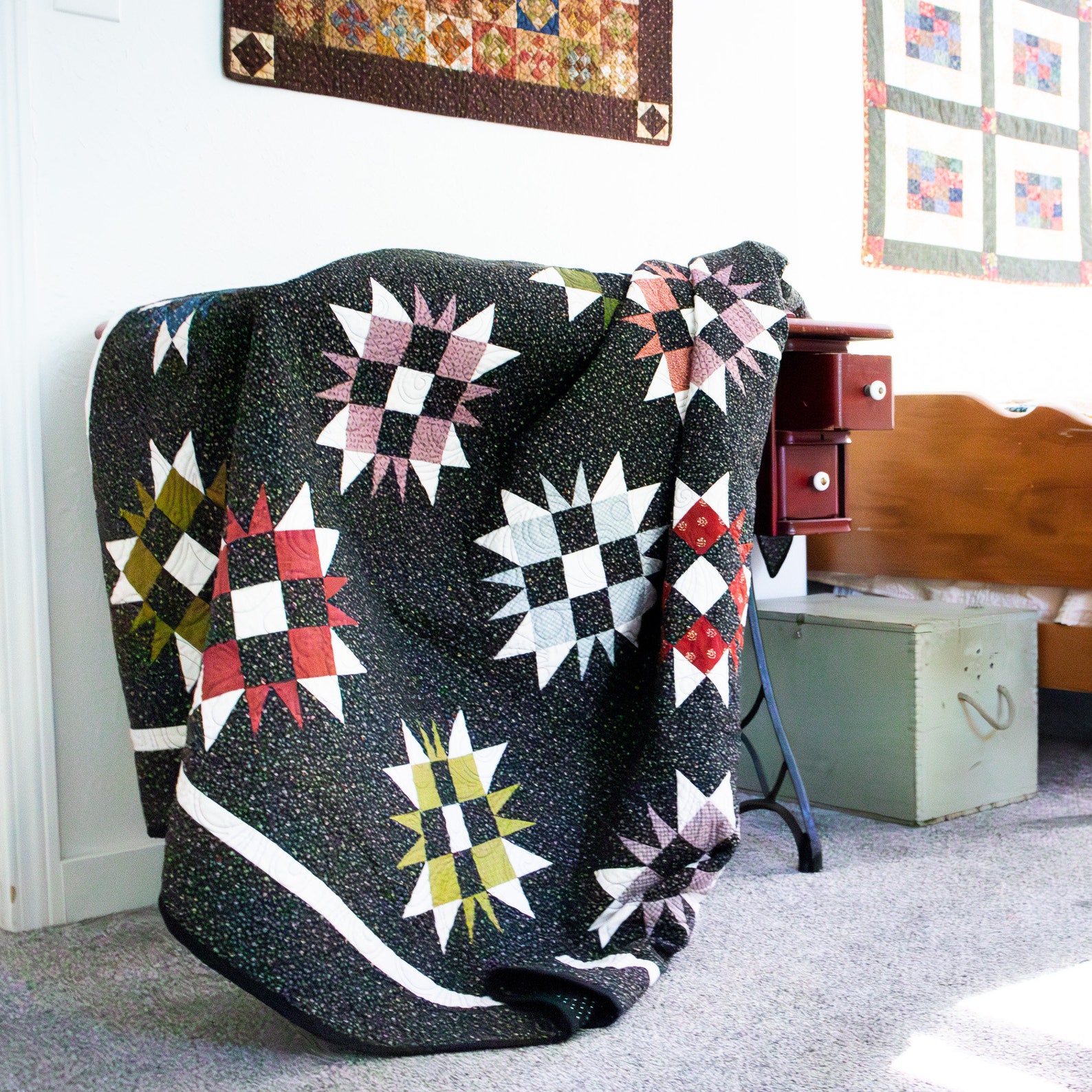 PDF Midnight Stars Dark Quilt Pattern - Etsy