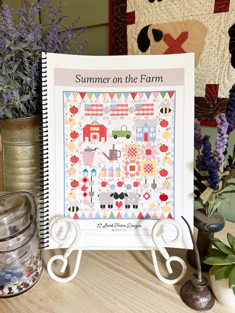 Summer on the Farm Quilt Book Pattern - Etsy