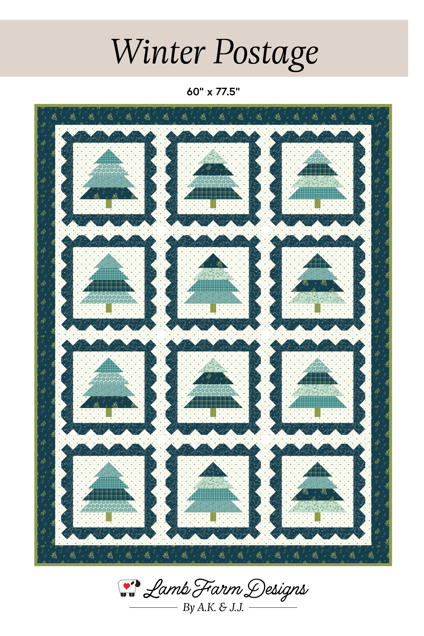 PDF Winter Postage Tree Quilt Pattern - Etsy