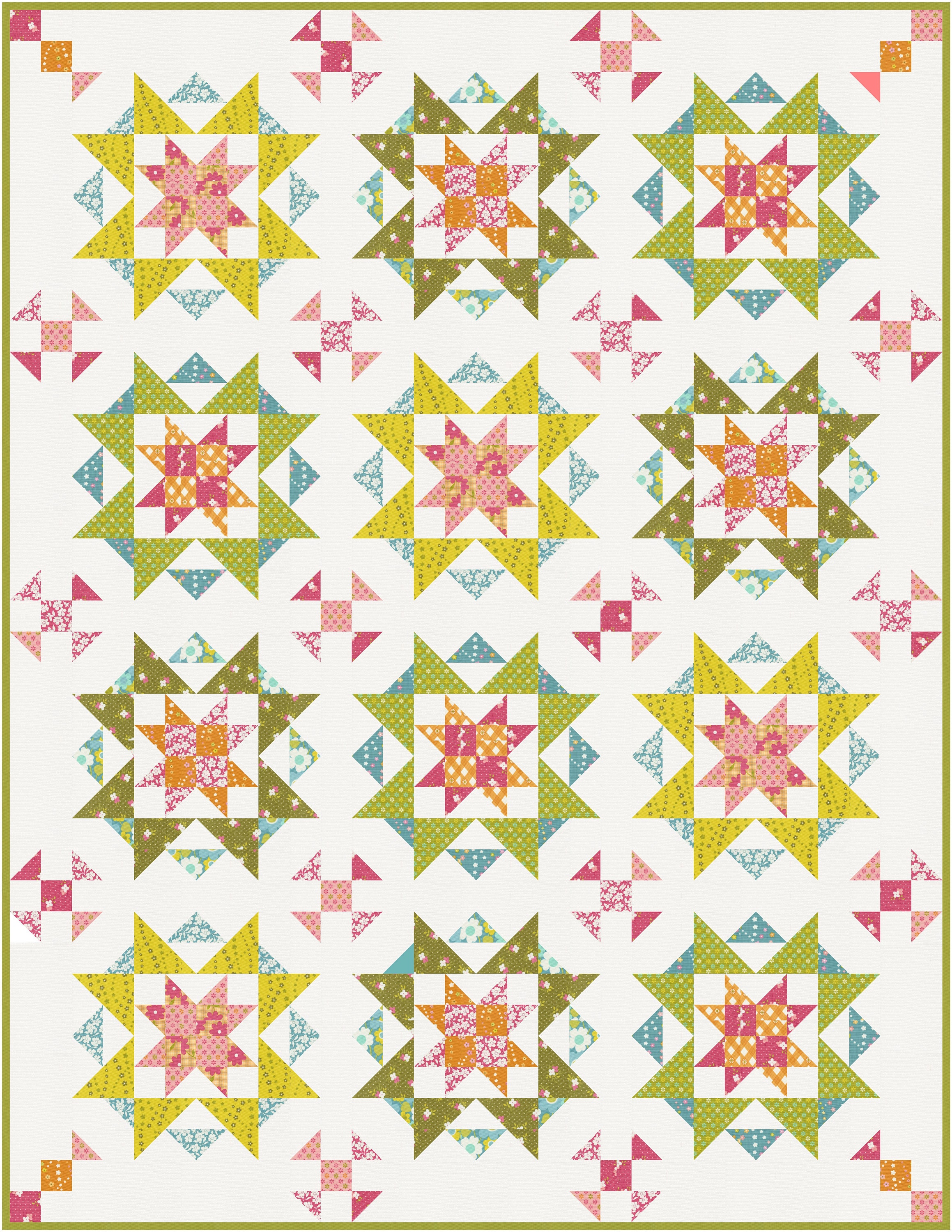 PDF Daydream Large Star Quilt Pattern - Etsy