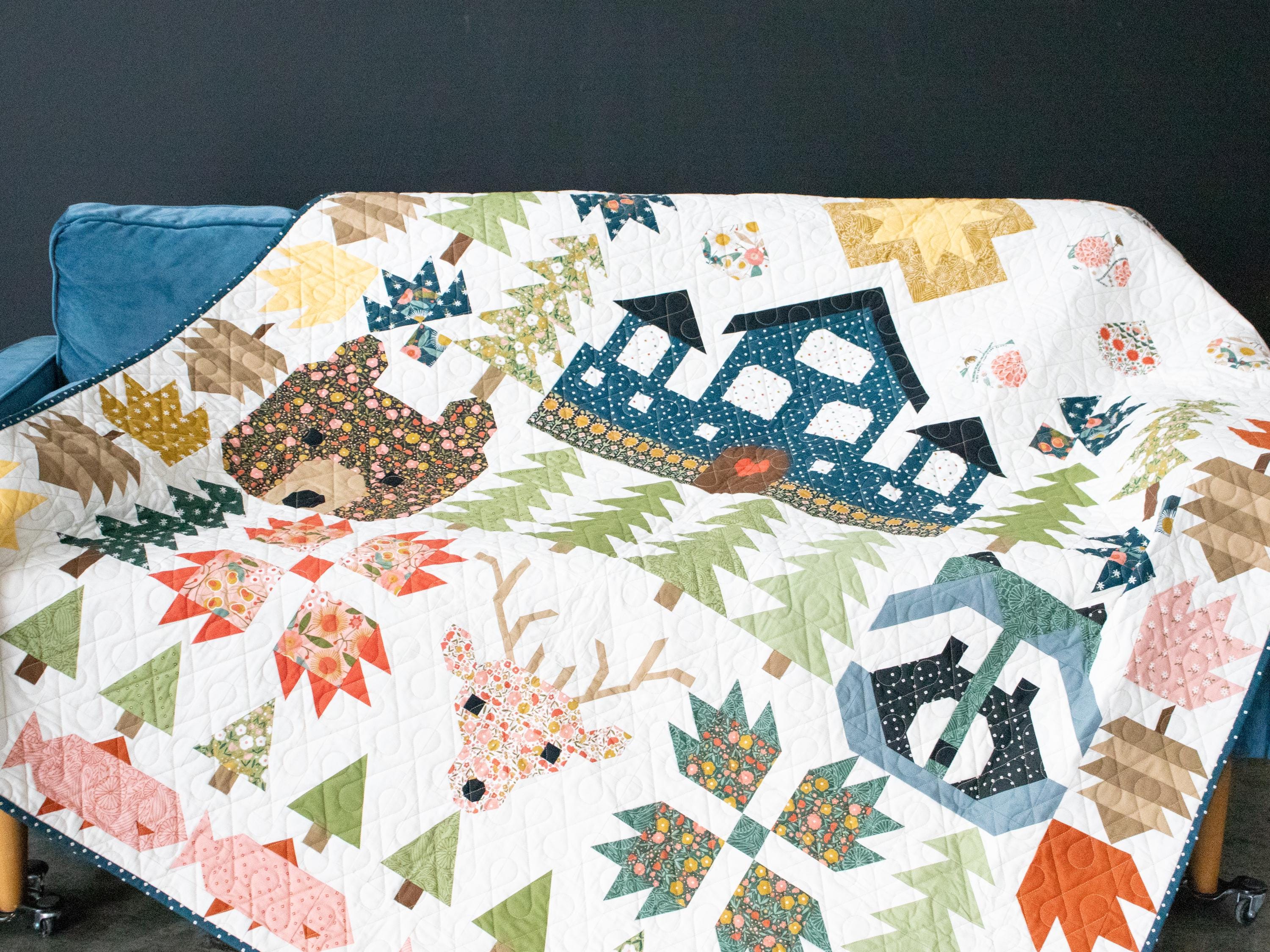 PDF Enchanted Forest Quilt Pattern - Etsy