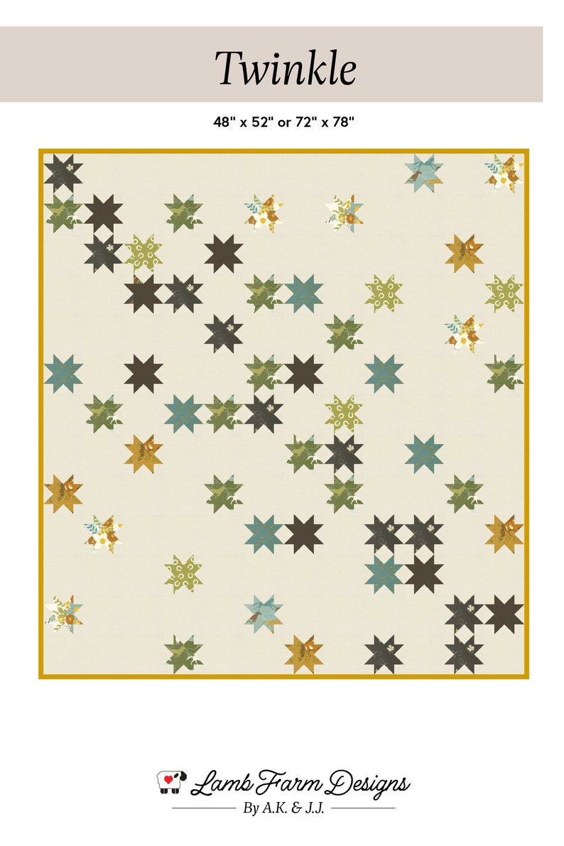 PDF Twinkle Nursery Quilt Pattern Throw - Etsy