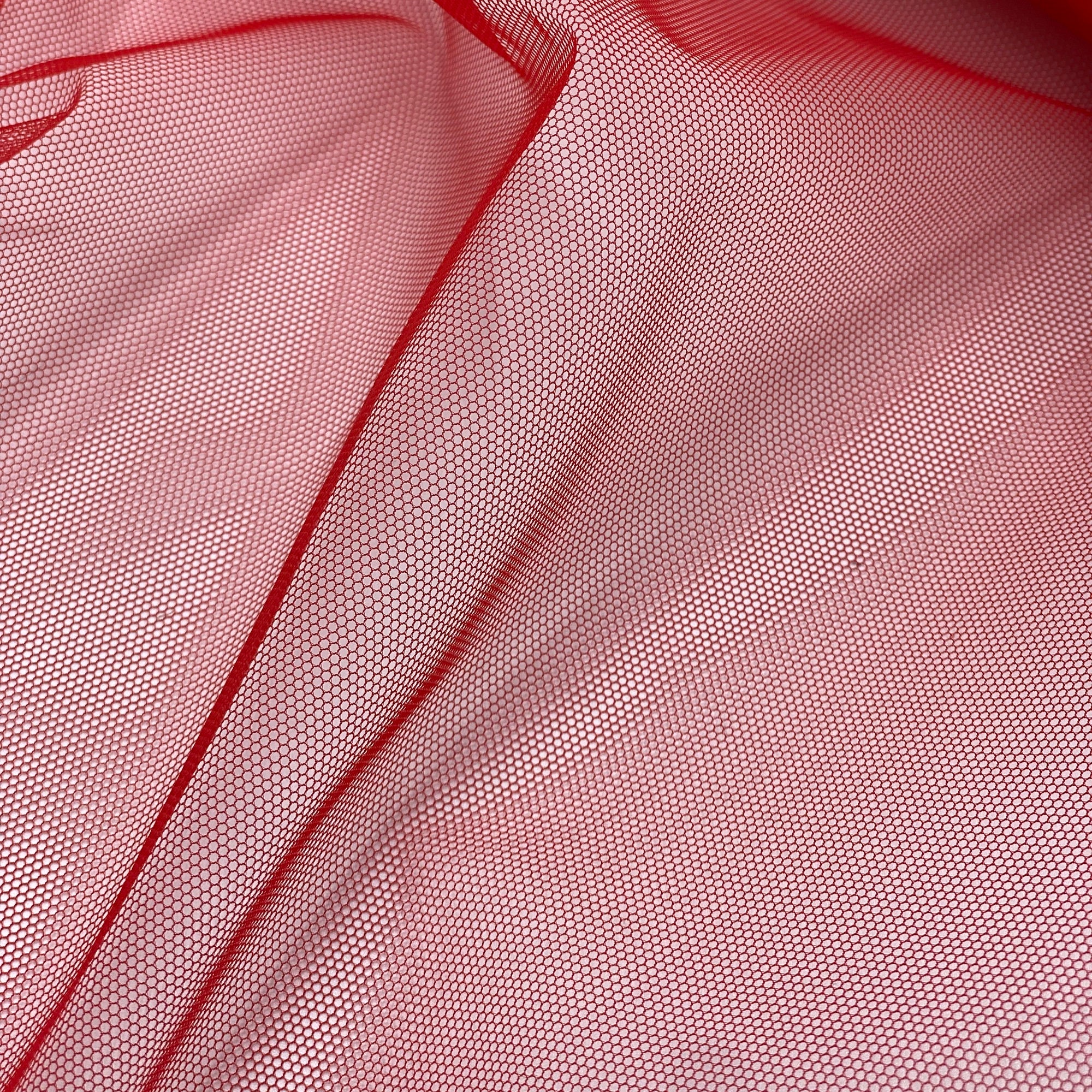 Red Tulle Fabric Sold by the Yard Ships From the USA - Etsy