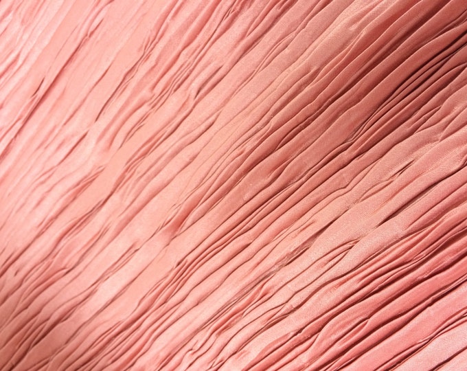 Mushroom Pleated Fabric by the Yard Cinnamon Color - Etsy