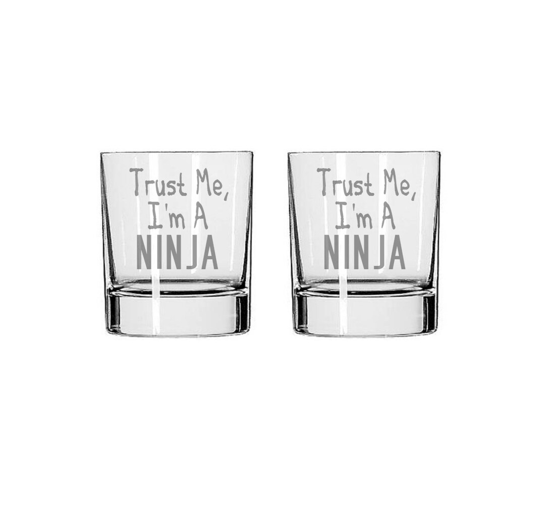 Trust Me, I'm A Ninja Glass Set - Trust Me, I'm A Ninja Rocks Glass ...