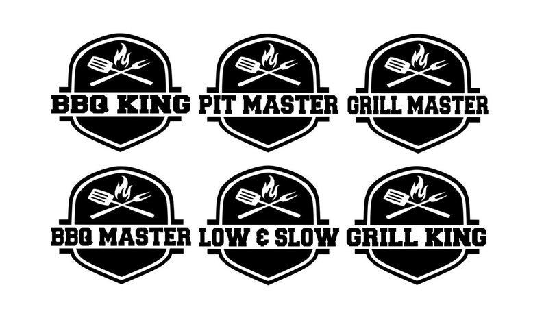 Pit Master Glass Grill Master BBQ King BBQ Master Bbq - Etsy