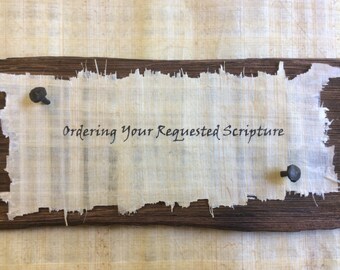 Scripture plaque | Etsy