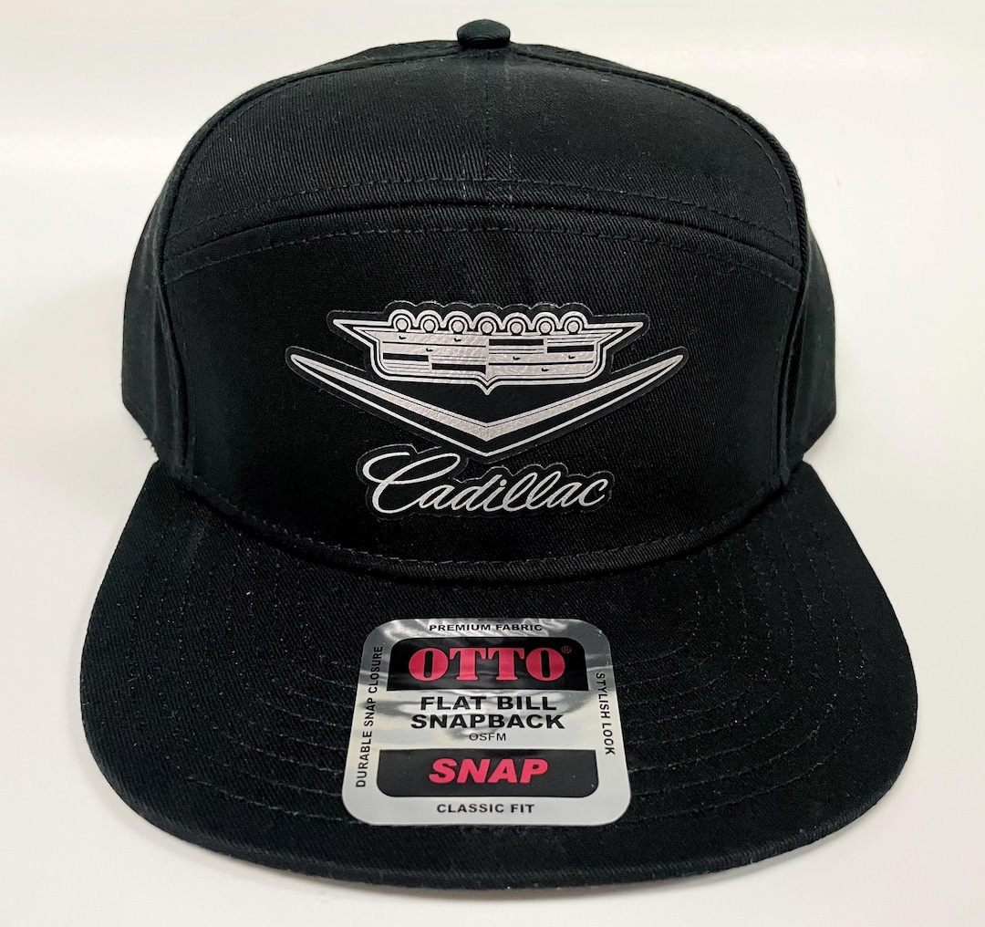 Cadillac Crest Leatherette Laser Engraved Unisex Baseball Cap/hat - Etsy