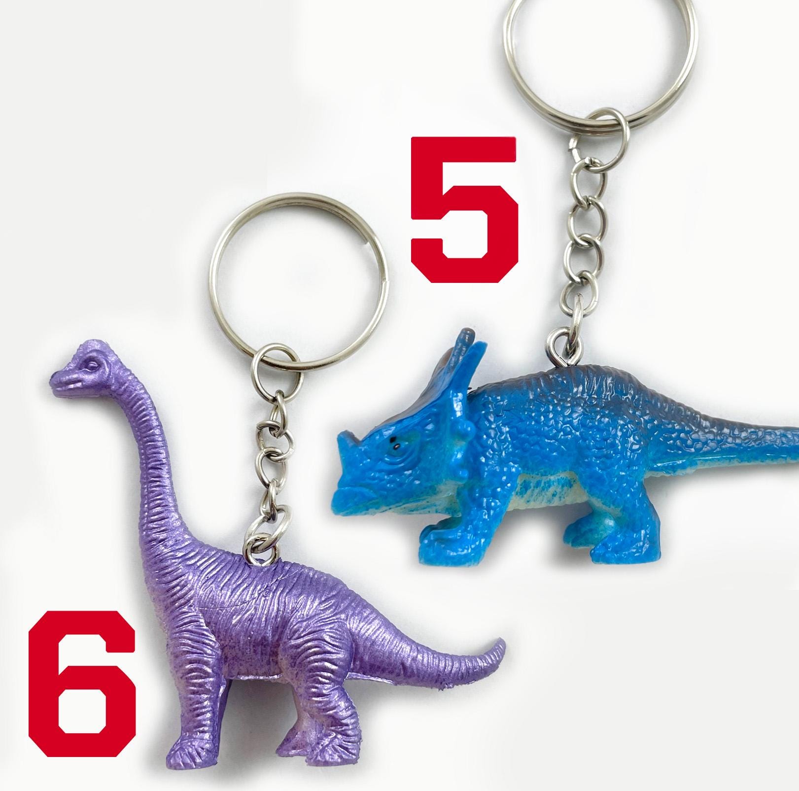 Dinosaur Keychain - Purse/backpack/zipper Charm - T-rex - Dino - Etsy